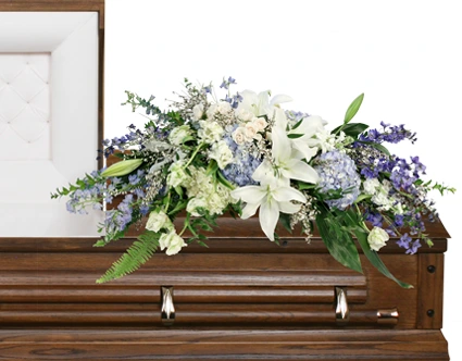 Angelic Embrace Casket Spray in Pawtucket, RI - ROSEBUD FLORIST INC.