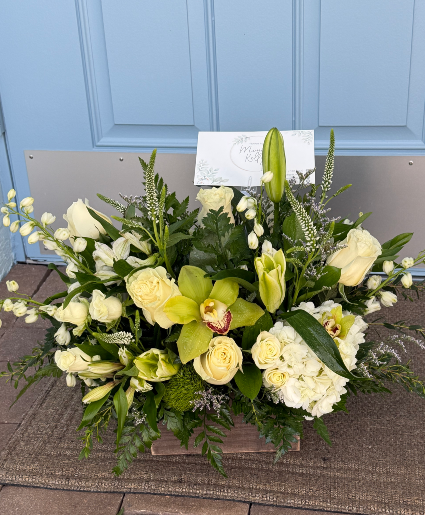 Sophisticated wooden box in Parkland, FL - Flowers By Monica Kelly